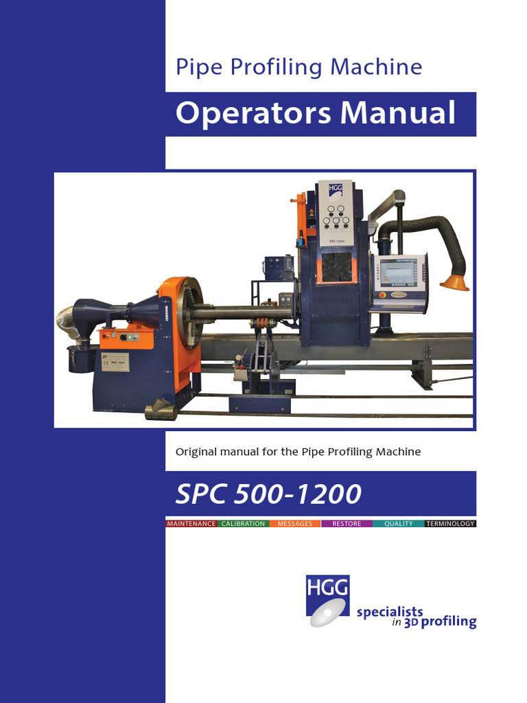 HGG-SPC500 - 1200 - OperatorsManual - 2018 - v1 | PDF | Noise | Decibel