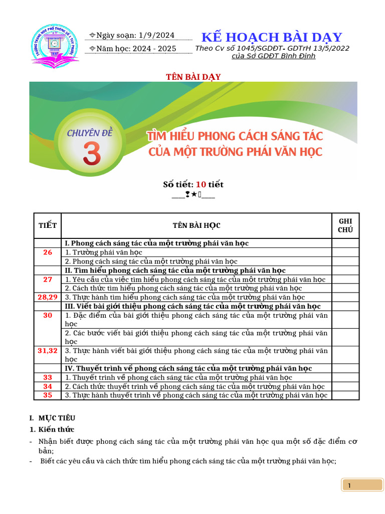CHUYÊN ĐỀ 3 - K12 | PDF