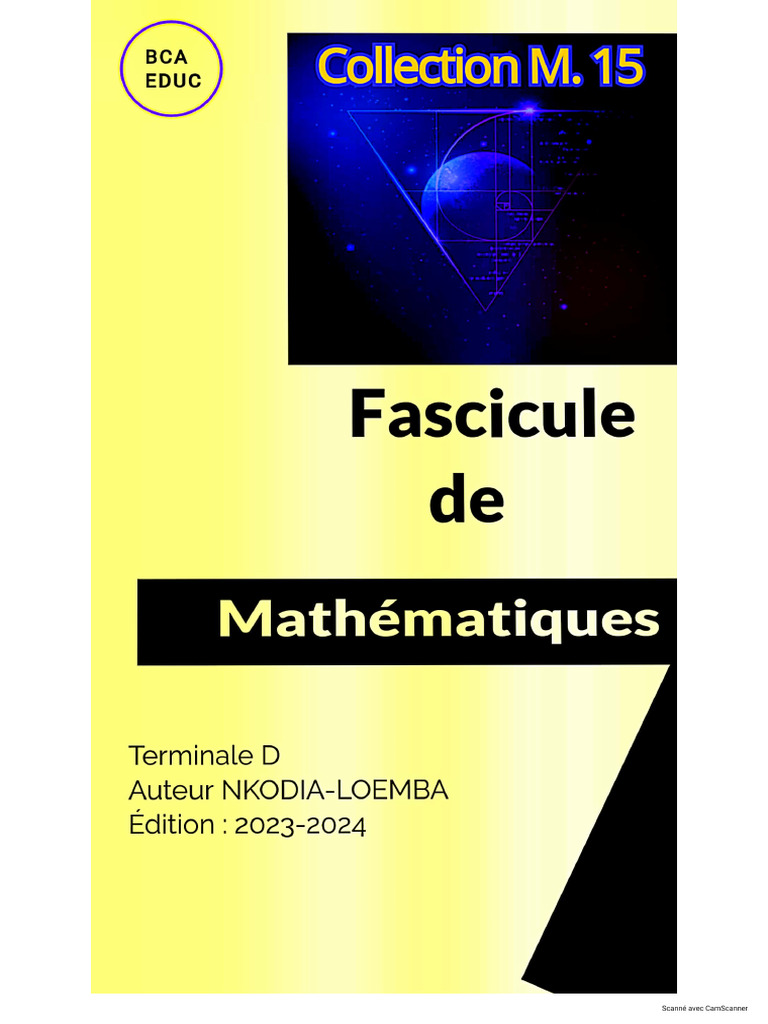 Maths TleD Collection M.15 | PDF