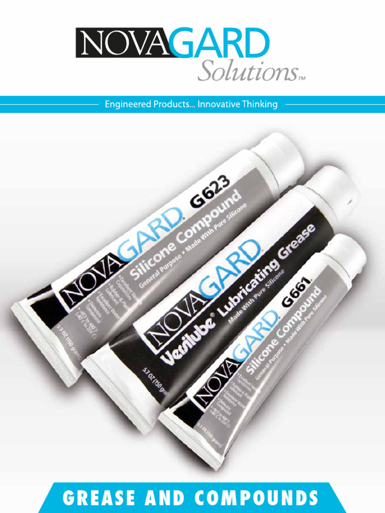 Silicone Grease Brochure | PDF | Silicone | Friction