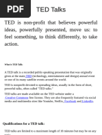 TED Talk Viewing Worksheet Guide | PDF | Linguistics | Human Communication
