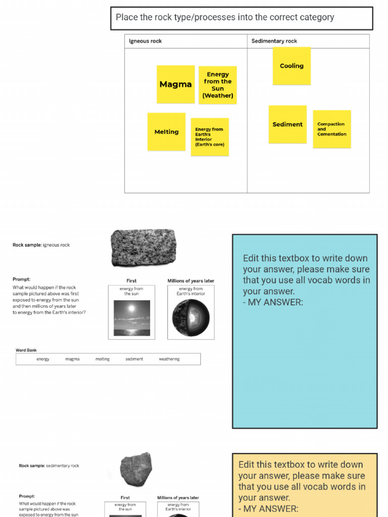 P5 Energy in Sedimentary And Igneous Rocks | PDF