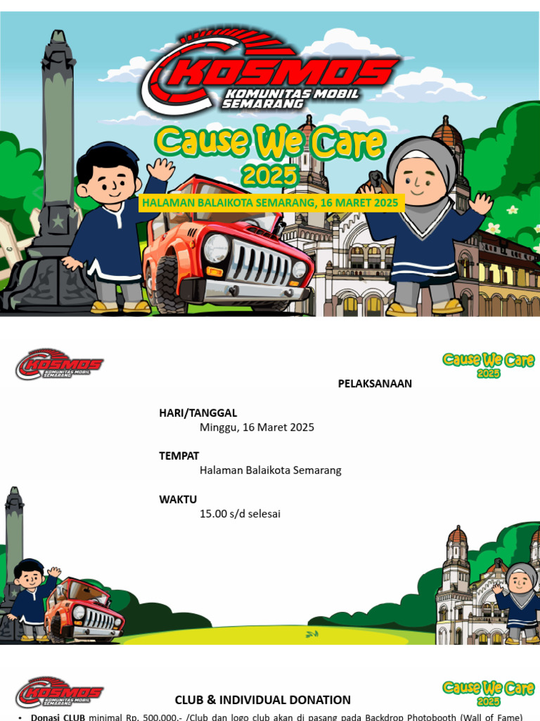 Manual Book - KOSMOS Cause We Care | PDF