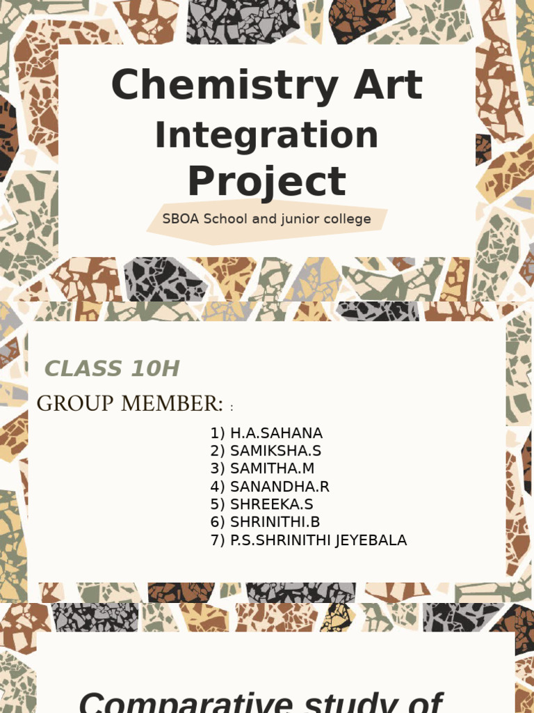 Chemistry Art Integration Project2 | PDF | Mining | Ore