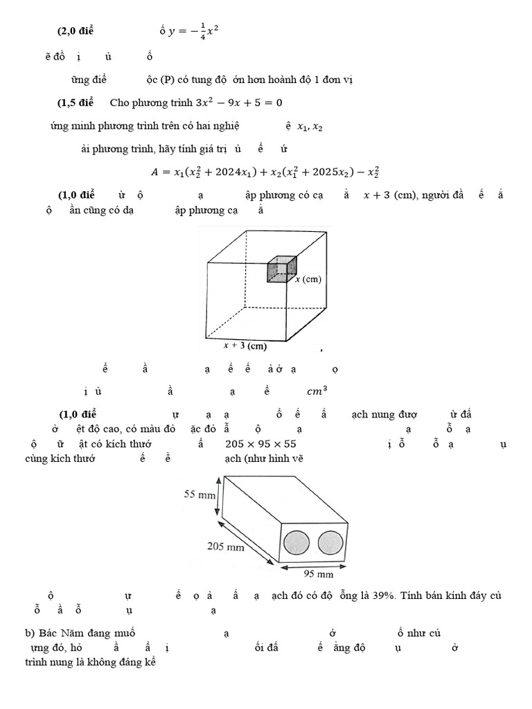 Đề ktra 4 - Cuối kỳ 2 | PDF