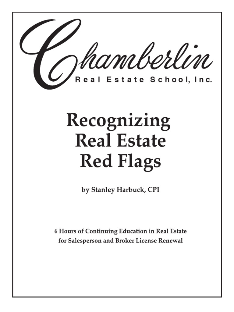 Real Estate Red Flags | PDF | Water Heating | Sales
