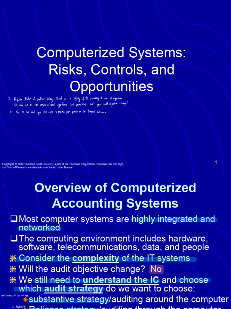 Impact Of Technology On Audit Pdf Computer Security Security