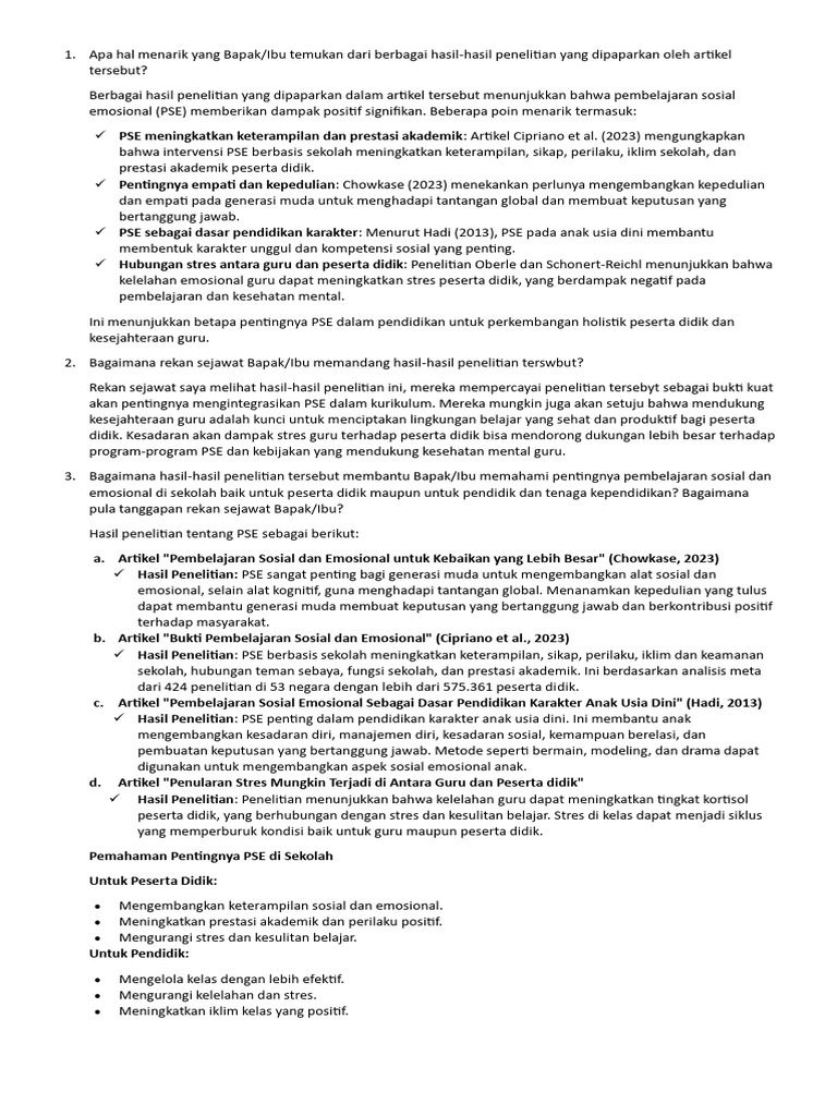 PSE - Topik 1 - Teks 4 | PDF