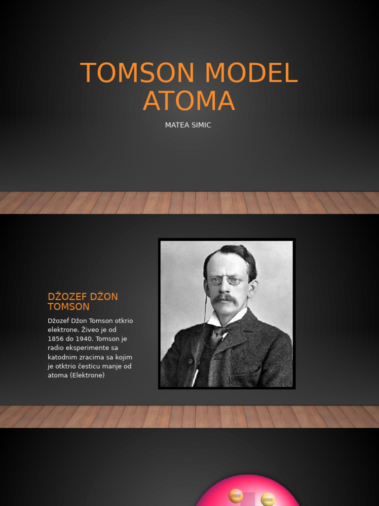 Tomson Model Atoma | PDF