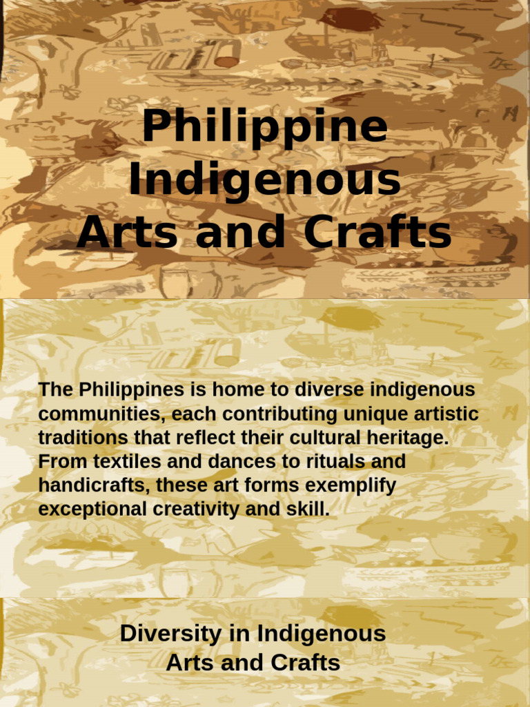 Philippine Indigenous Arts and Crafts | PDF | Weaving | Textiles