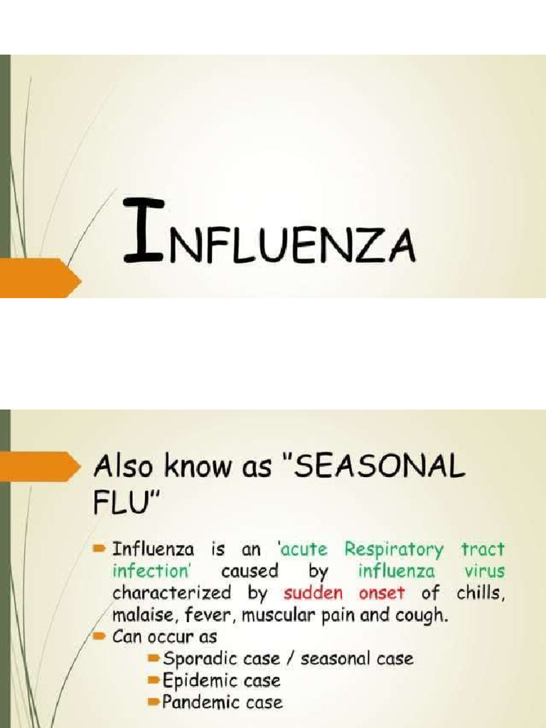 Influenza | PDF