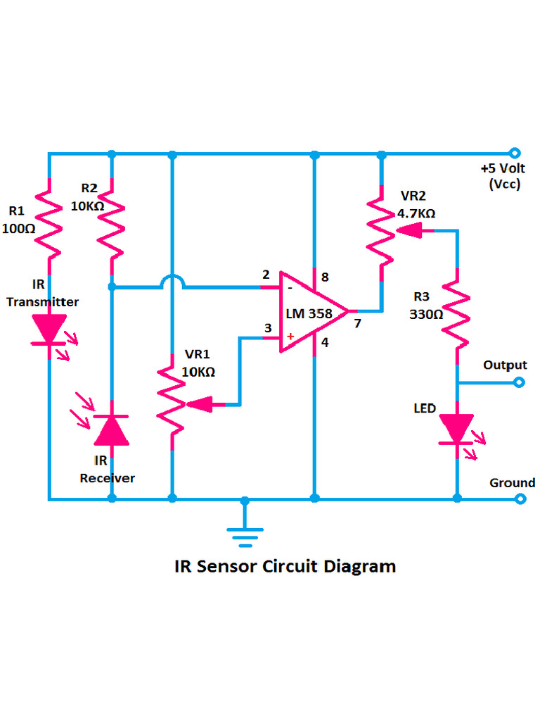 IR Sensor Circuit Diagram | PDF
