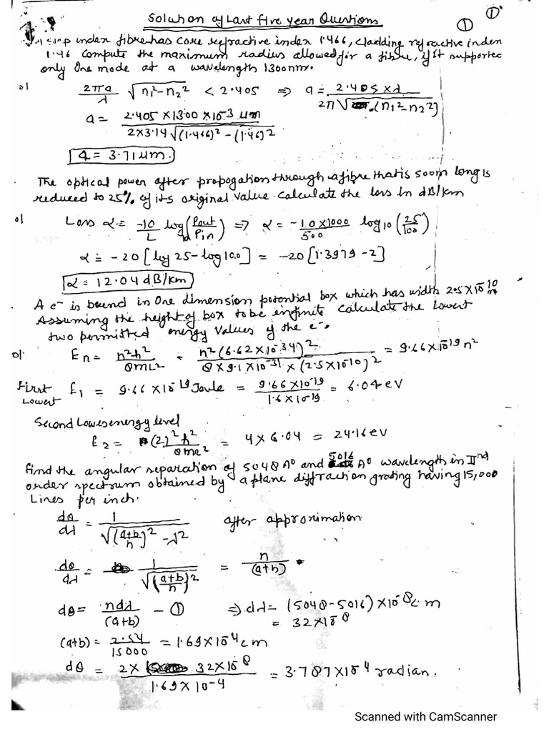 Numericals | PDF