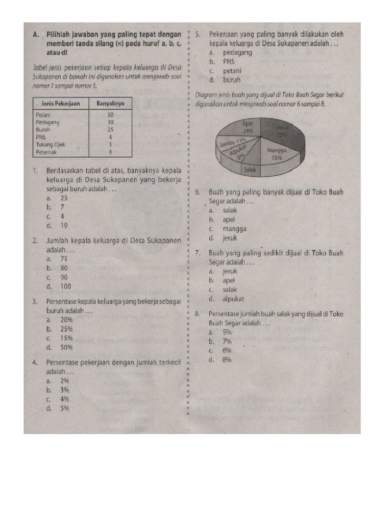 MTK Penyajian Data | PDF