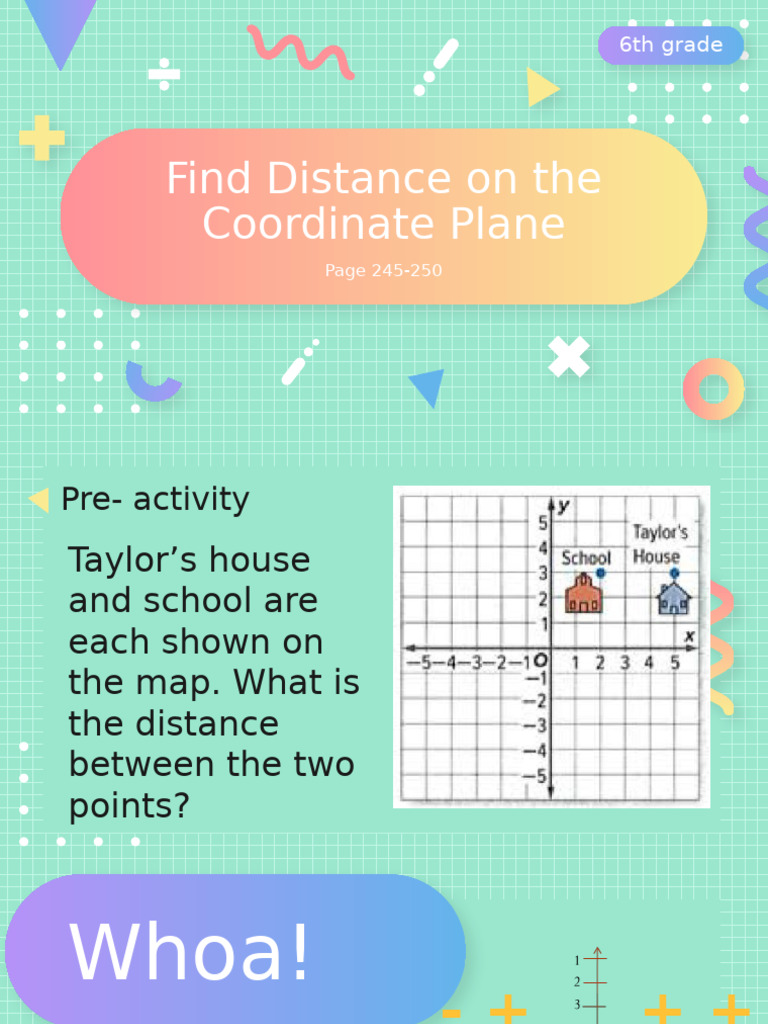 4.8 Distance of Points On A Coordinate Plane | PDF | Cartesian ...