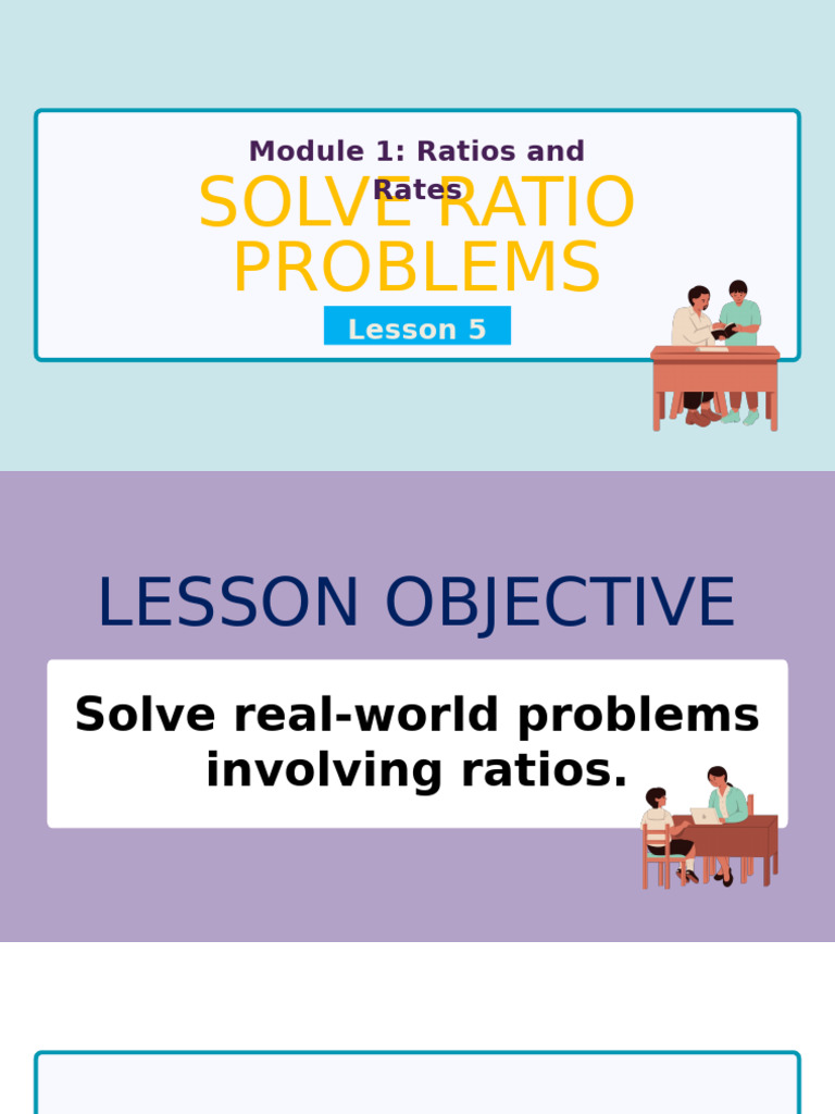 1.5 - 1.6 Solve Ratio Problems | PDF | Mathematics