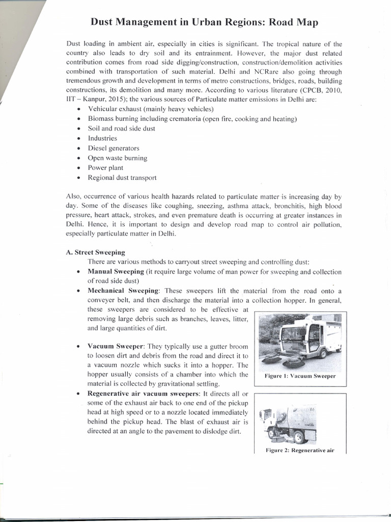 CSIR - NEERI - Report - On - Dust - Managementin - Urban - Region ...