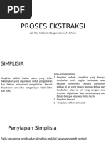 Ekstrak Dan Ekstraksi | PDF
