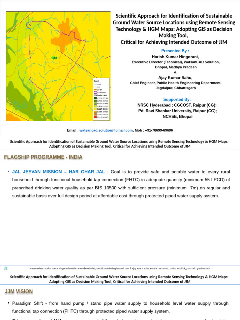 International Conference Presentation HGM Maps | PDF | Groundwater ...