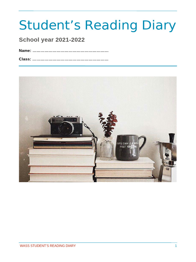 Reading Diary - Year 7 and Above | PDF | Reading Comprehension | Human ...