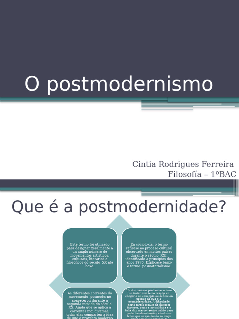 Postmodernism | PDF