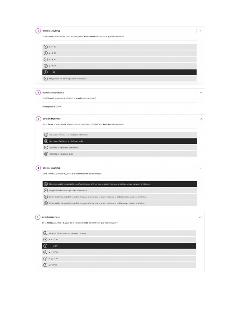 Examen Pract. 5 Estadistica | PDF