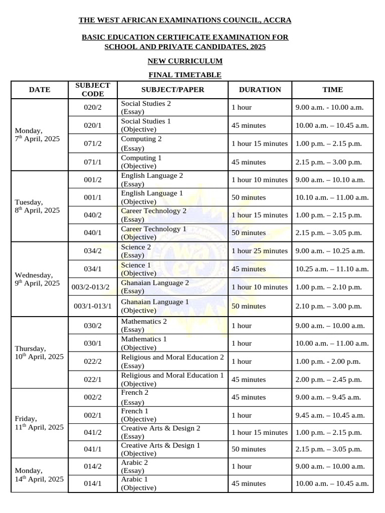 2025 METRO MOCK Timetable - 013819 | PDF