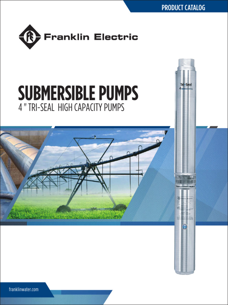 Capacity Submersible Pump | PDF | Pump | Bearing (Mechanical)