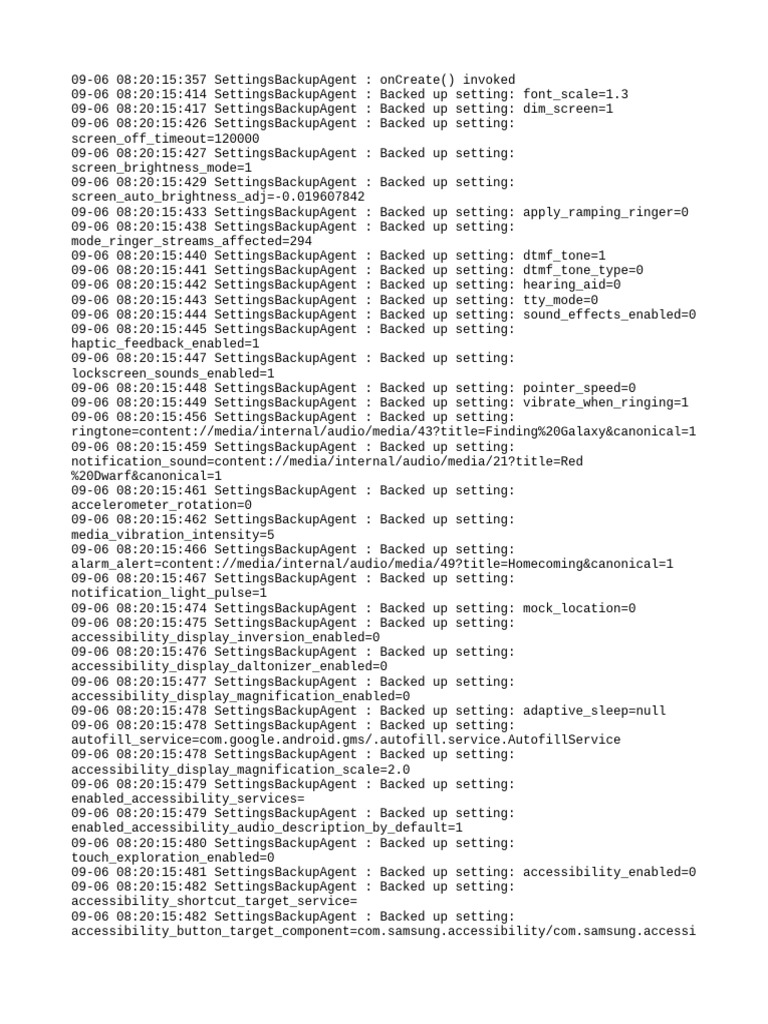 Settings Provider | PDF | Operating System Technology | Software