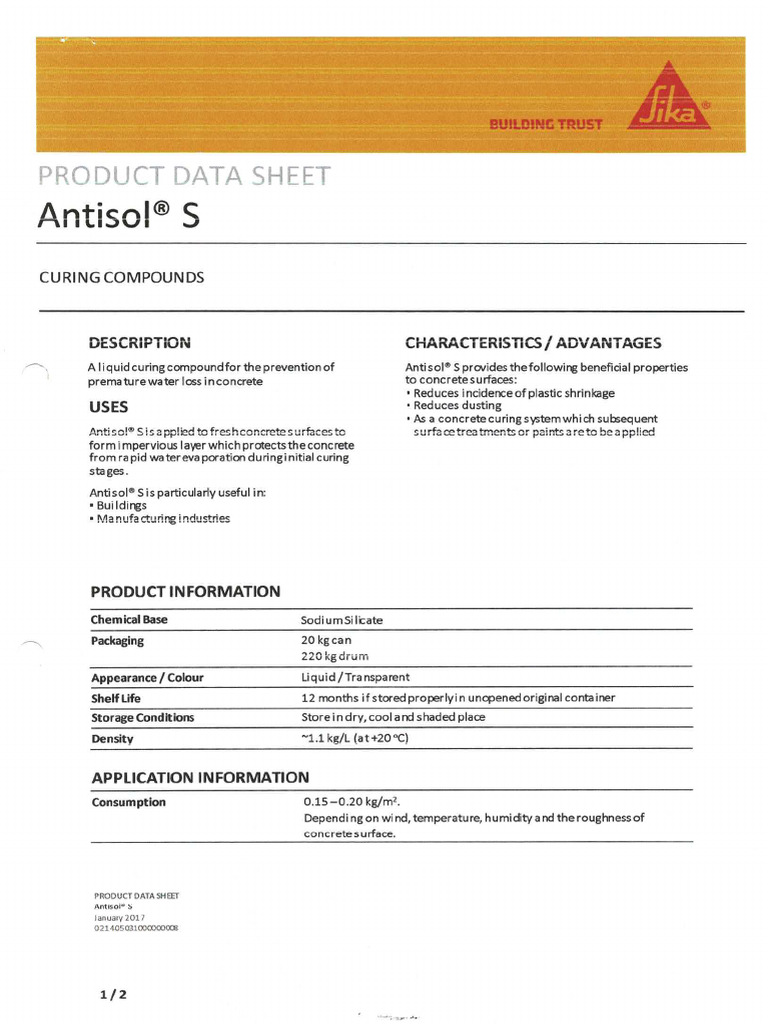 MSDS - Antisol | PDF