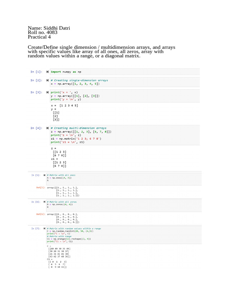 Practical4 (20058570055) | PDF