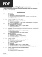 AHCA Form 1823: Resident Health Assessment | PDF | Assisted Living ...