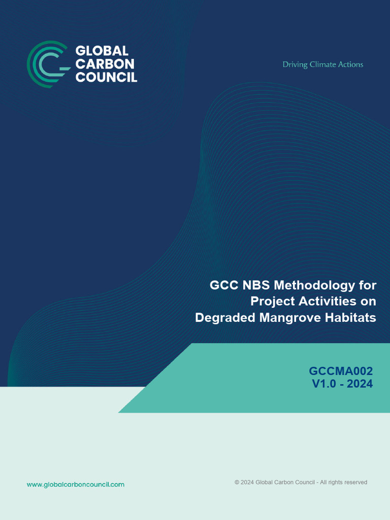GCCMA002 GCC NBS Methodology for Project Activities on Degraded ...