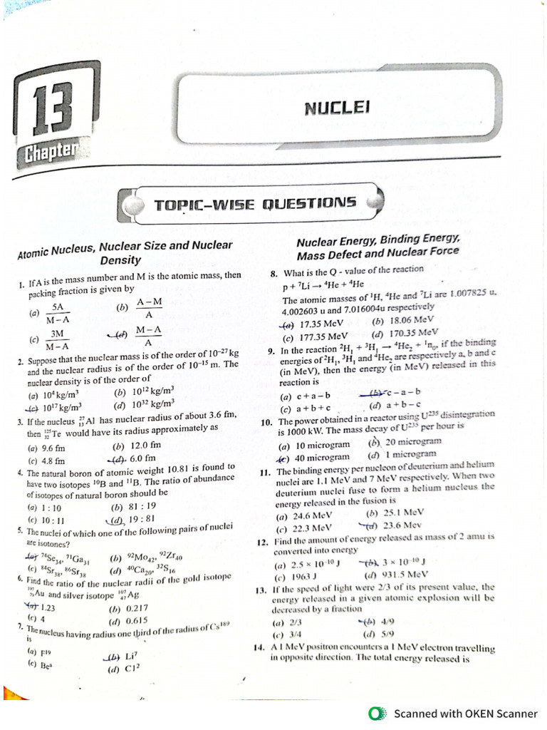 NUCLEI | PDF