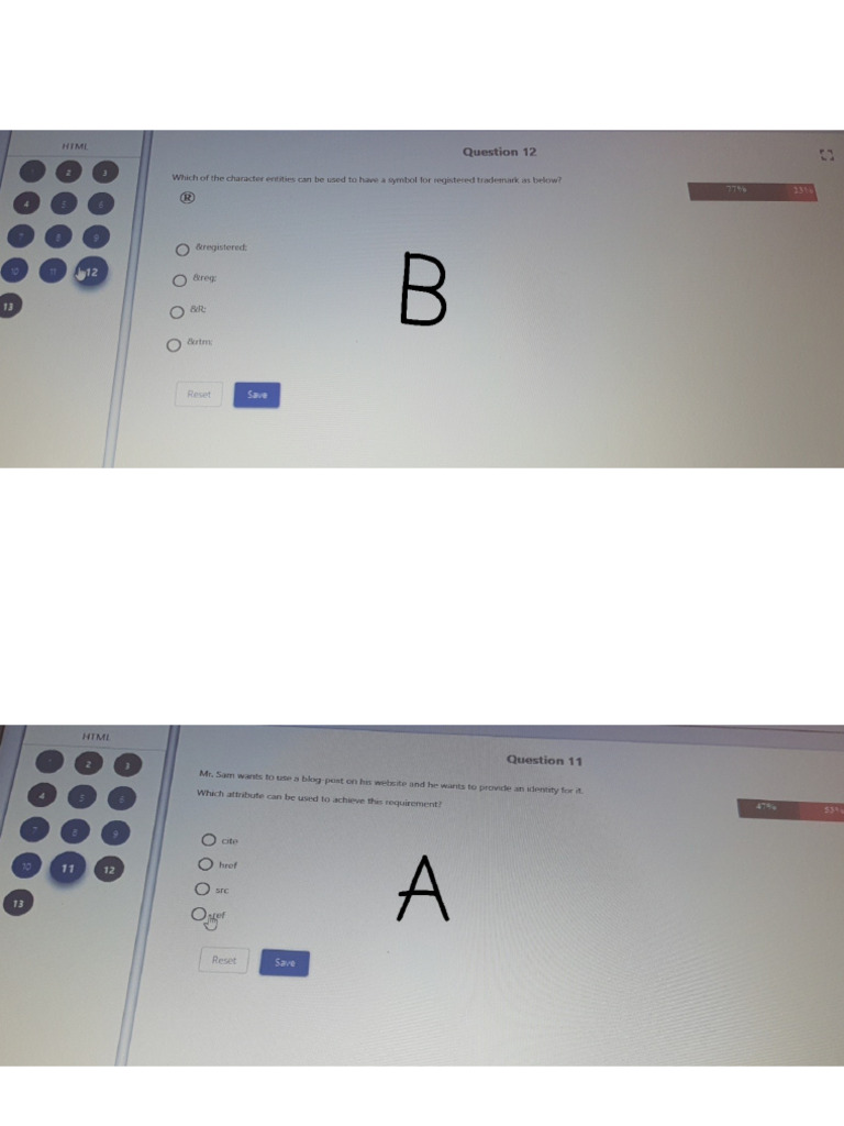 Front End Web Dev - SET 1 | PDF