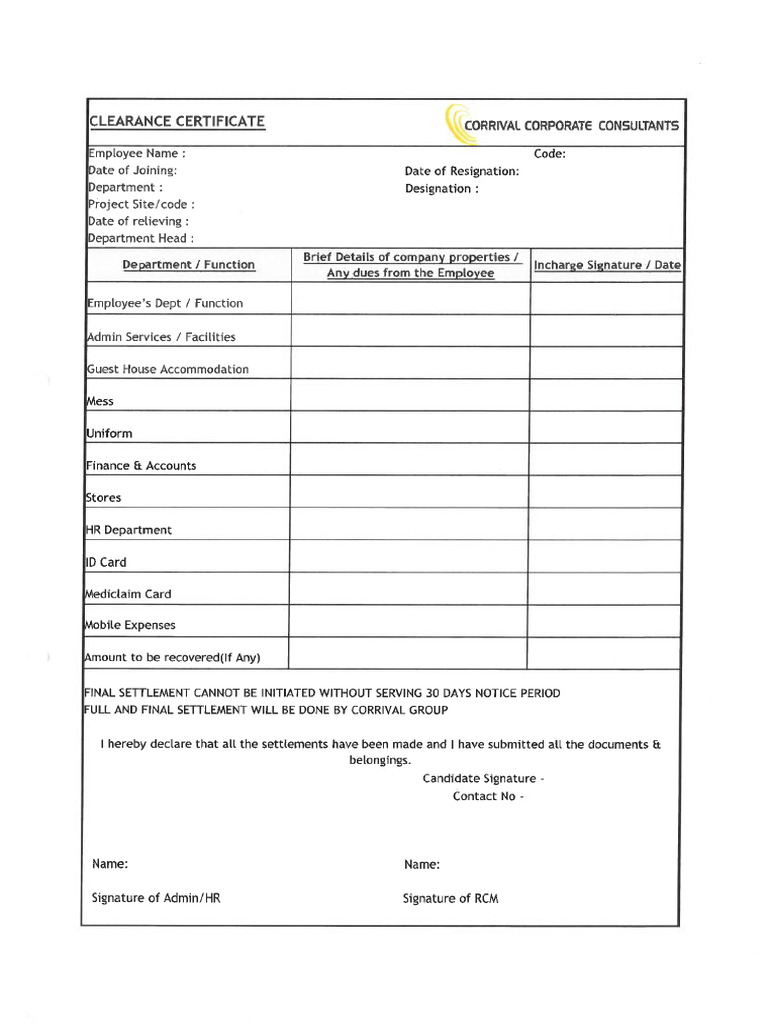 No Dues - Corrival | PDF