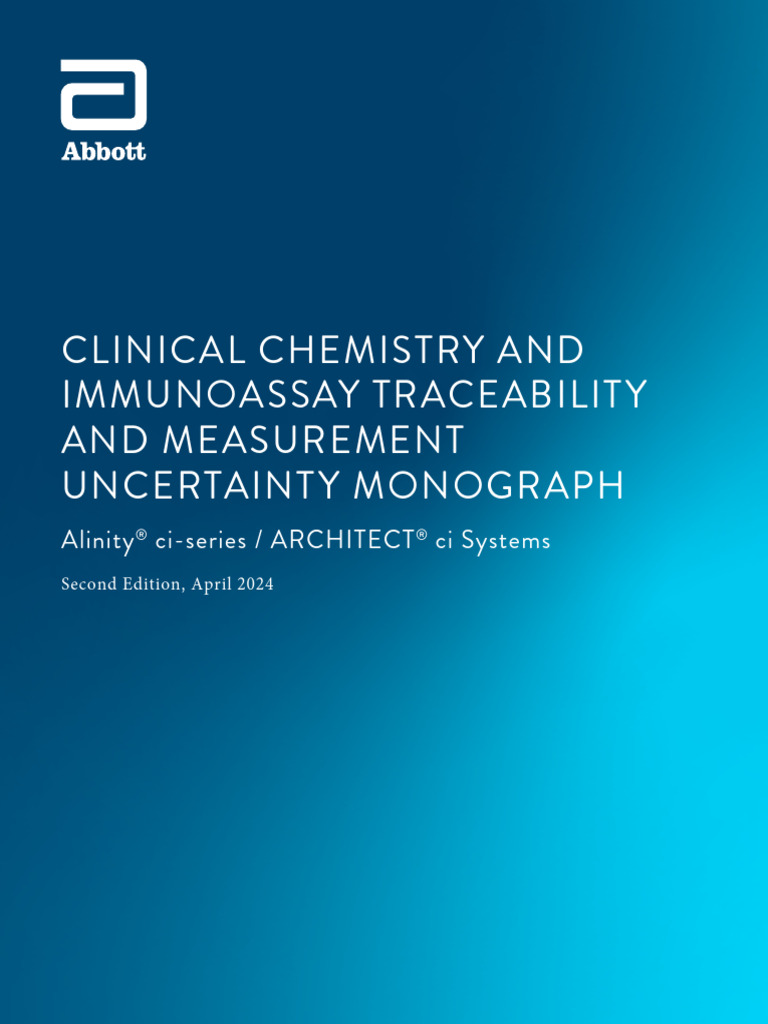 Alinity Ci-Series Immunoassay MU Monograph | PDF | Metrology | Calibration