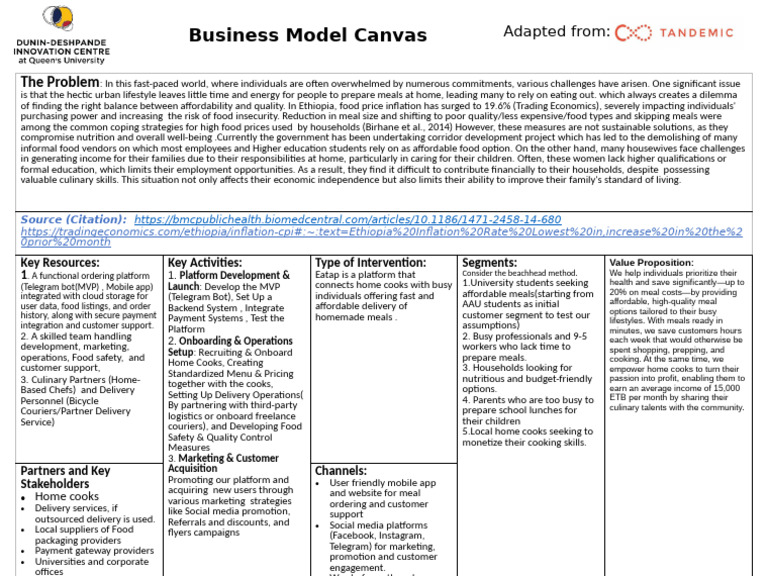 BMC Template | PDF | Food Security | Employment