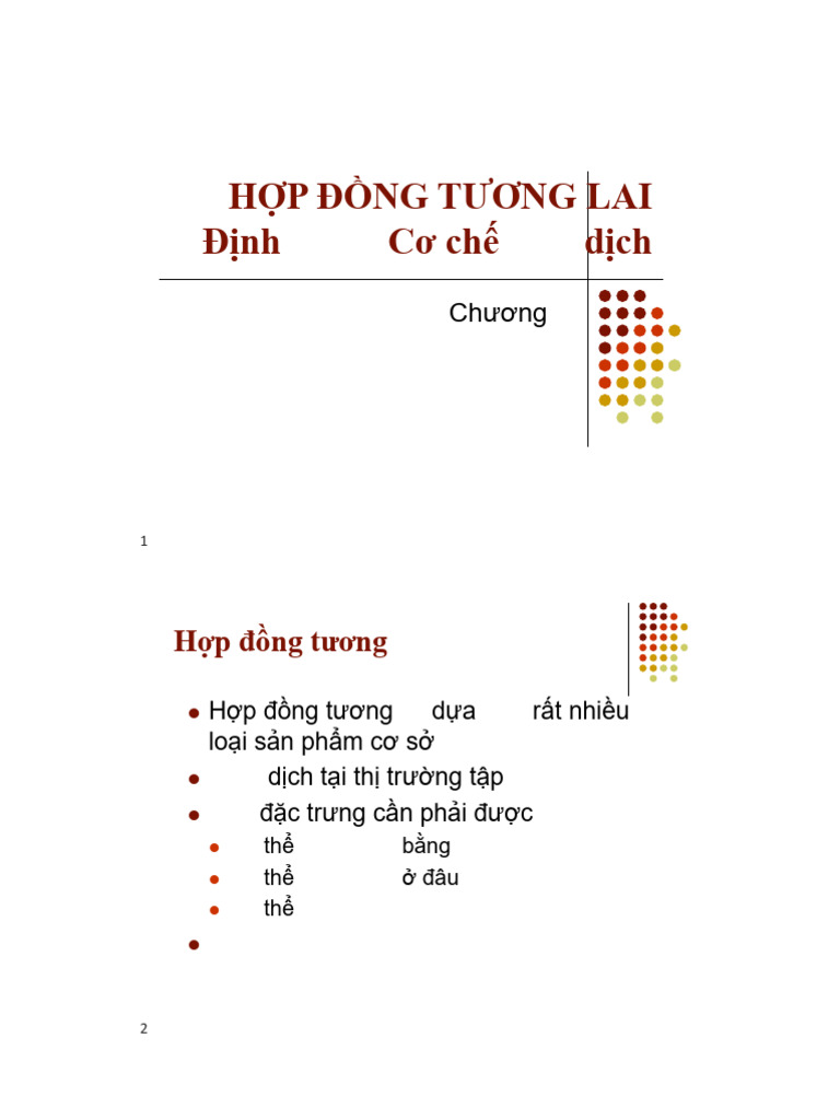 Handout_Chương 3_GT. CKPS_HĐ Tương lai-2 | PDF