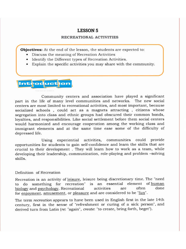 NSTP 2 Lesson 5 | PDF