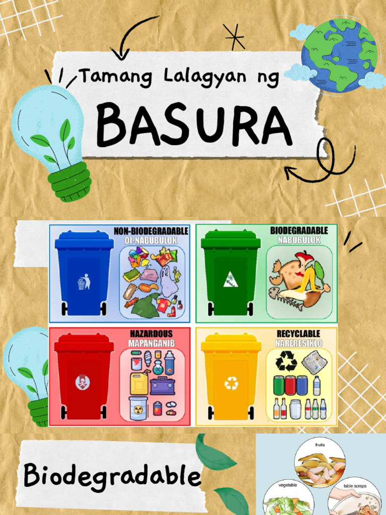 Tamang Lalagyan NG Basura | PDF