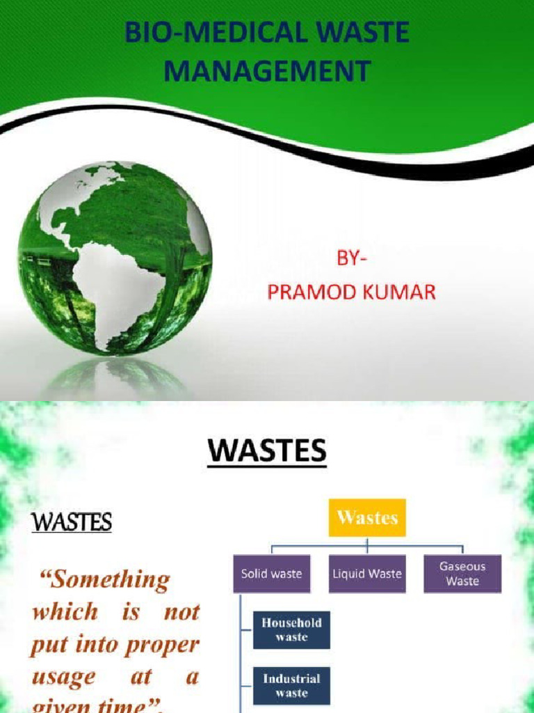 Biomedical Waste Management | PDF