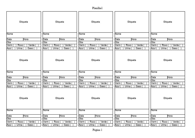 Etiquetas PA LAB | PDF