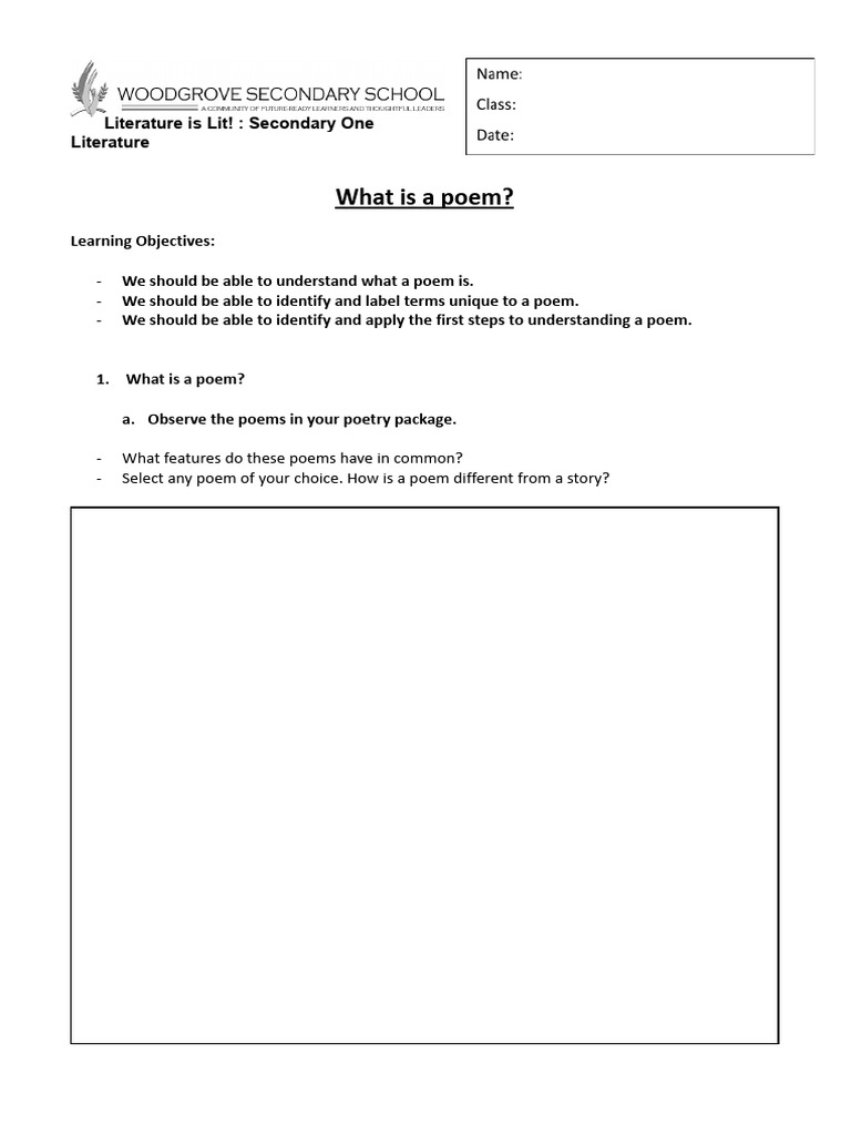 Understanding Poems for Grade 4 | PDF | Poetry | Writing