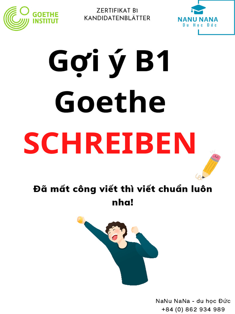 G I Ý B1 - Goethe Schreiben | PDF