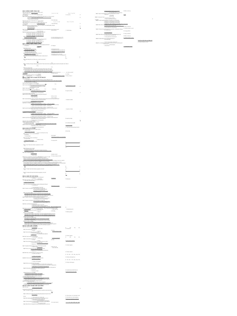 Đề cương ôn tập HK1 môn Công nghệ 11 năm 2022 - 2023 | PDF