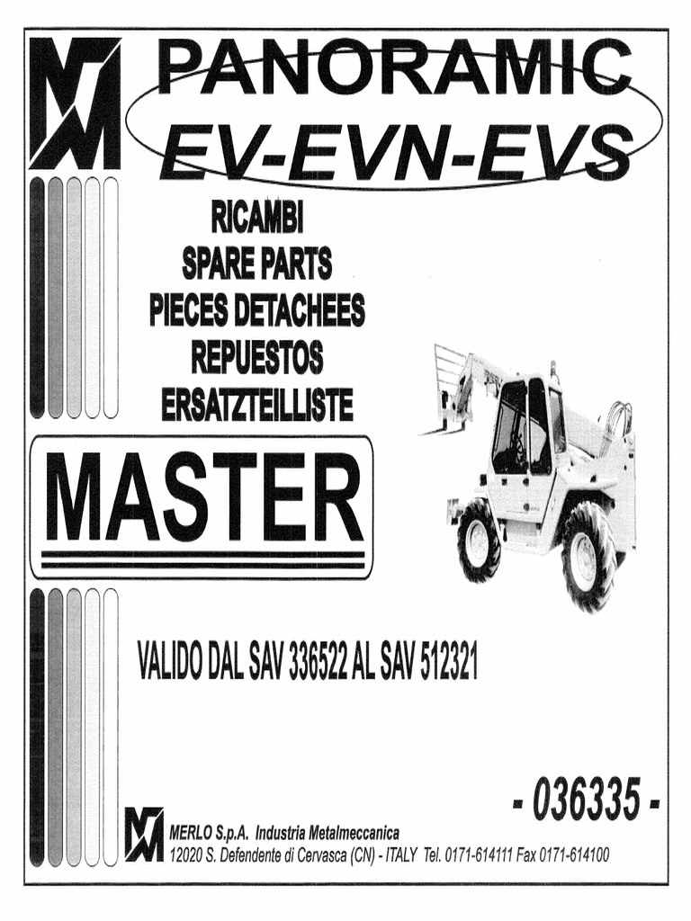 Master Panoramic EV-EVS-EVN 336522-512321 | PDF