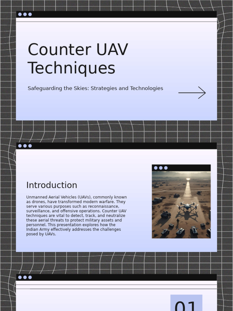 Counter UAV Techniques | PDF | Unmanned Aerial Vehicle | Securities