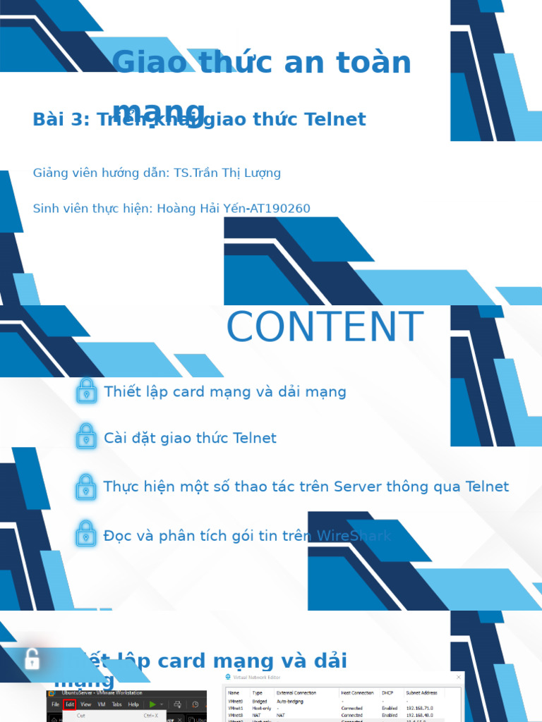 Bài 04. Trien Khai Telnet | PDF