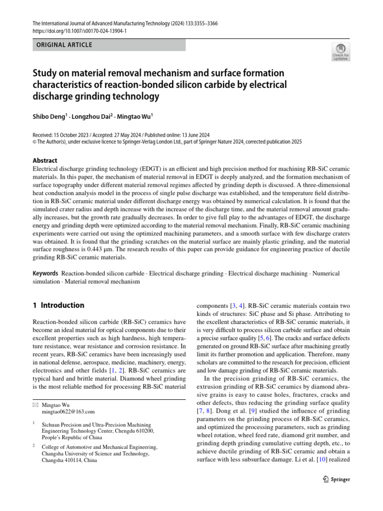2024-Study on Material Removal Mechanism and Surface Formation Characteristics of Reaction ...